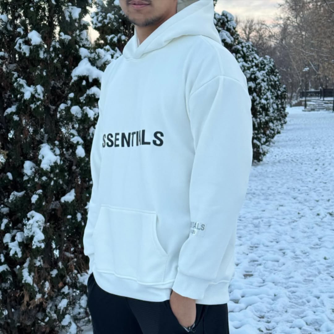 Essentials Hoodie White – The Essentials Ph